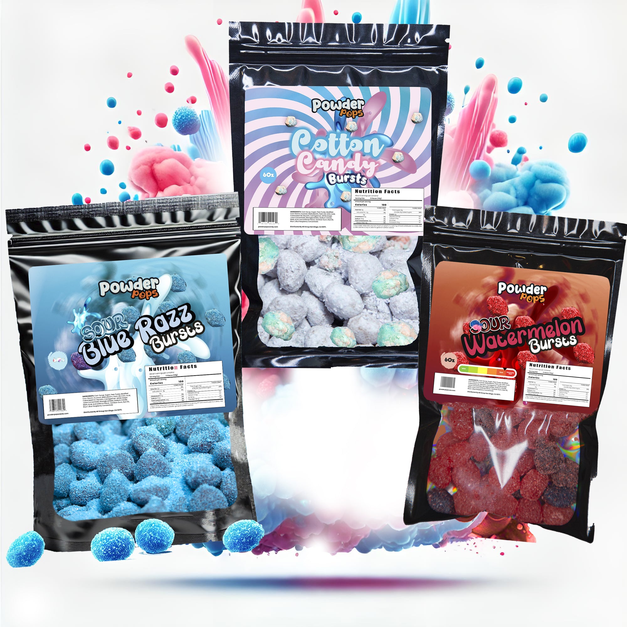 Trio Pack – PowderPops Candy